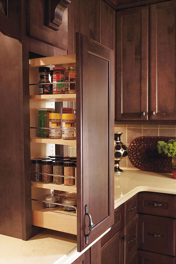 Dark Maple Kitchen Cabinets - Decora Cabinetry