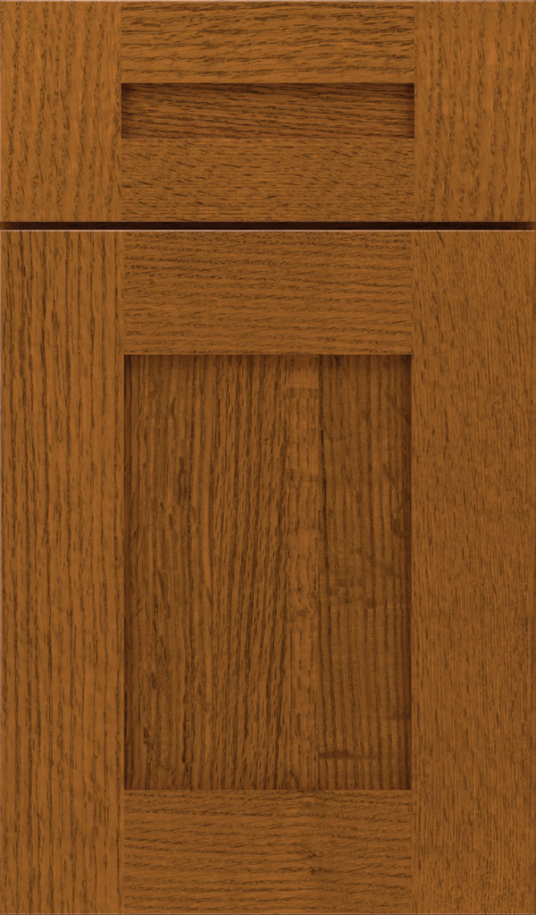 Suede Cabinet Stain on Quartersawn Oak - Decora