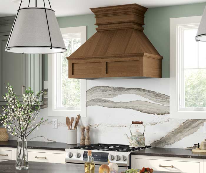 Inviting Three-Tone Traditional Kitchen - Decora